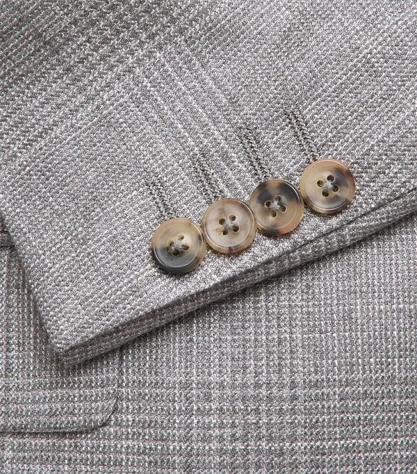 Canali Silk-cashmere Check Blazer