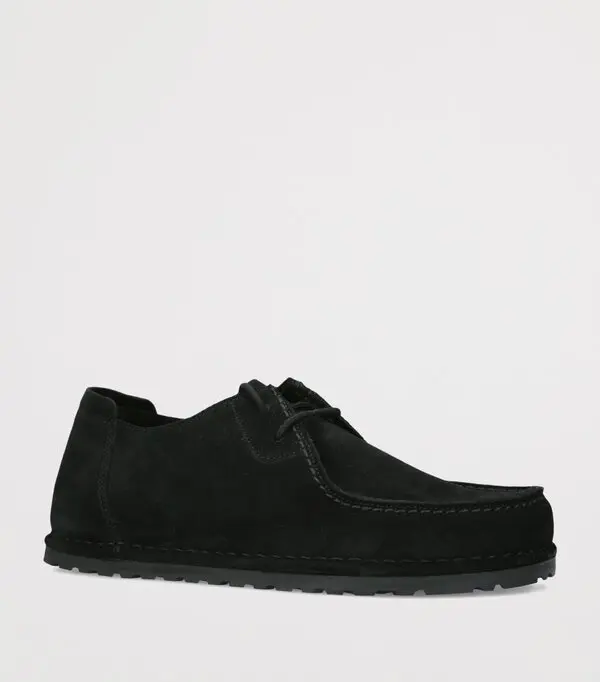 BIRKENSTOCK Suede Utti Lace Boat Shoes