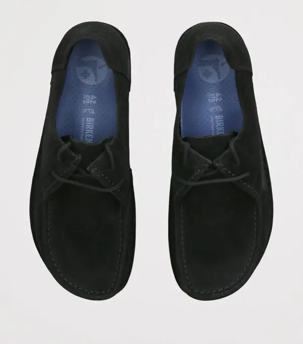 BIRKENSTOCK Suede Utti Lace Boat Shoes
