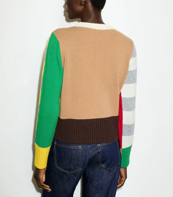 Max & Co. Virgin Wool Patchwork Sweater