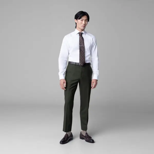 INDOCHINO Highbridge Dark Pants - Olive