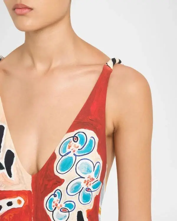 ALEMAIS Michelle V-neck One-piece Swimsuit