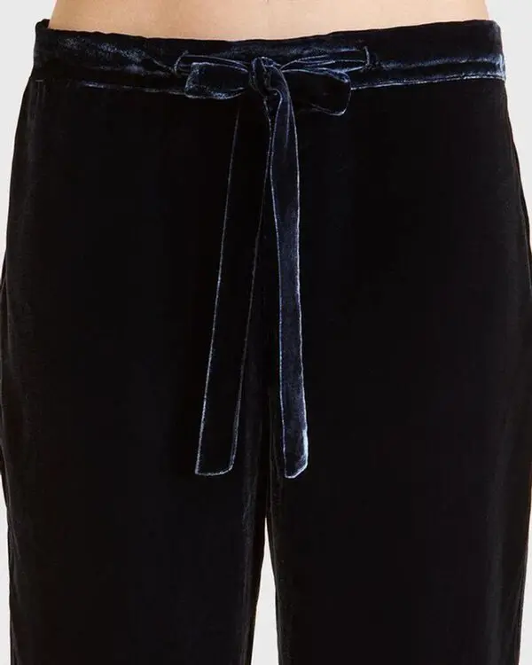 Olivia Von Halle Coco Silk-viscose Velvet Pajama Set