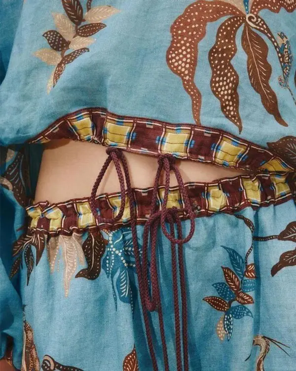 ALEMAIS Georgie Tropical Crop Top - Multi