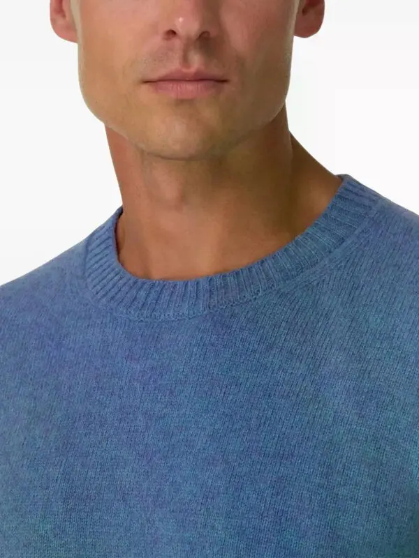 Boggi Milano Crew Neck Jumper In Wool Blend