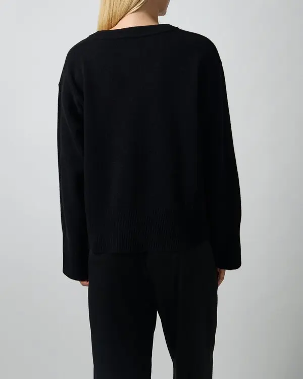HOUSE OF DAGMAR Sweater Soft Wool Scoop Knit