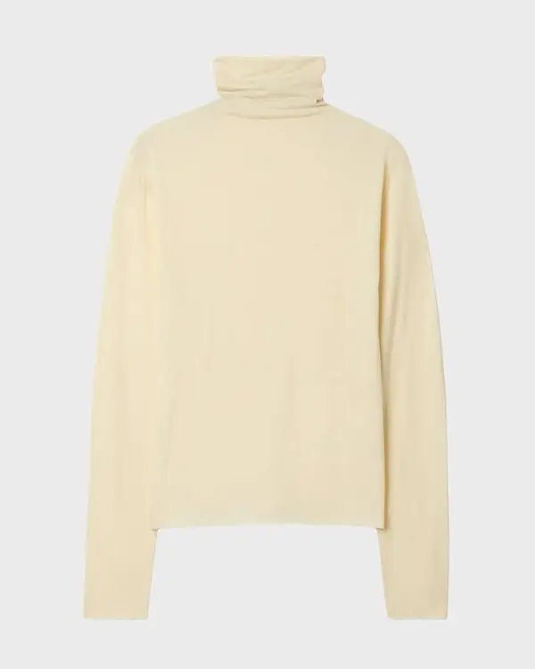 HOUSE OF DAGMAR Top Wool Jersey Rollneck