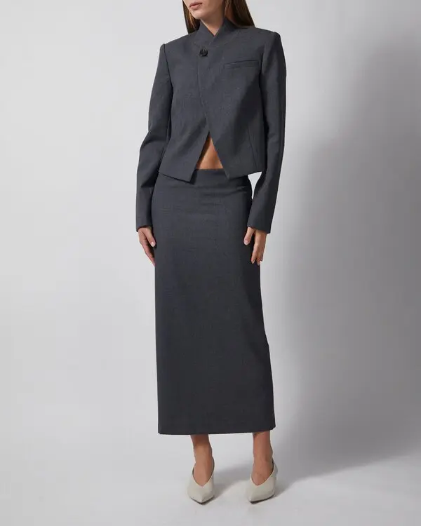 WAKAKUU Skirt Wool Pencil