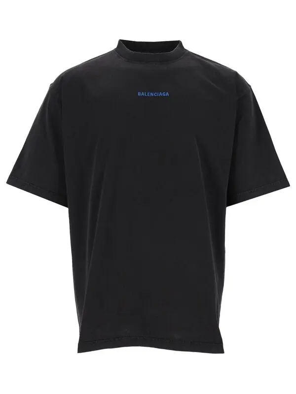 Balenciaga Bal Back Medium Fit T-shirt - Black