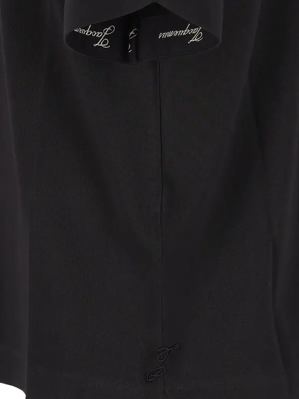 Jacquemus Rond Carré Short-sleeved T-shirt - Black