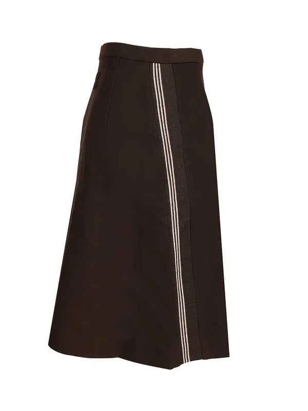 Miu Miu Knitted Skirt - Brown