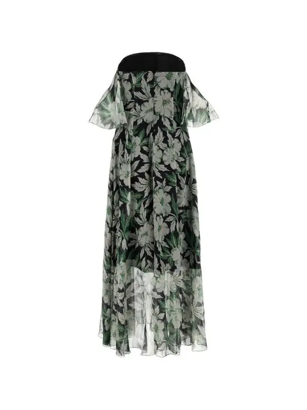 Loewe Long Dress With Floral Print
