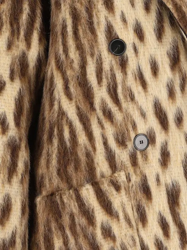 FORTE_FORTE Double-breasted Royal Leopard