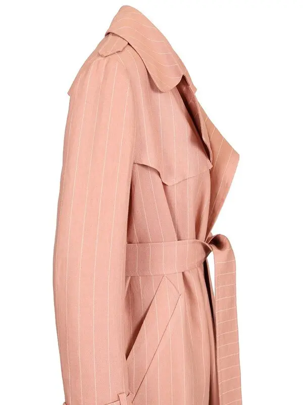 Tagliatore Carola Long Trench Coat - Multicolor