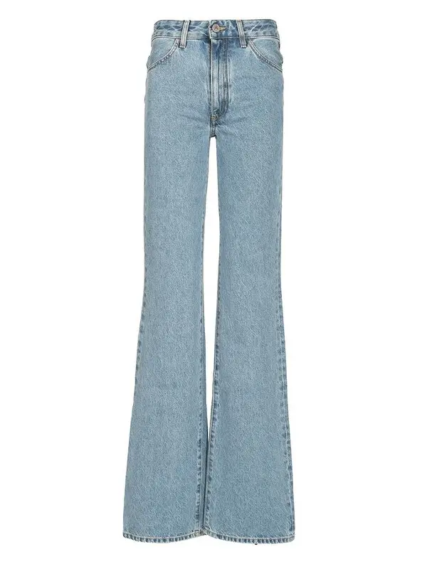 Attico Denim Long Trousers - Blue