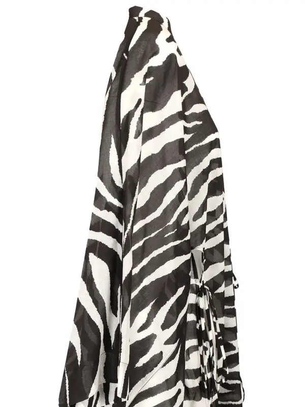 Attico Zebra Print Caftan