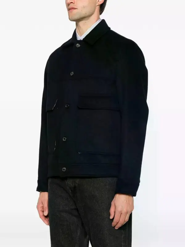 NEW YORK RESIDENT Flap-pocket Buttoned Jacket