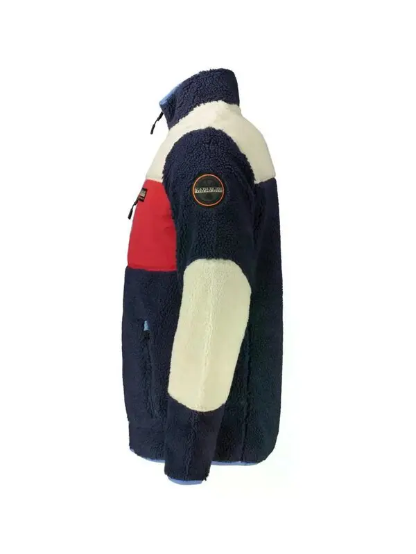 NAPAPIJRI Yupik Colour-block Fleece Jacket