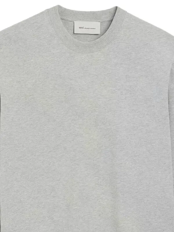 AMI Paris Logo-patch Long-sleeve T-shirt
