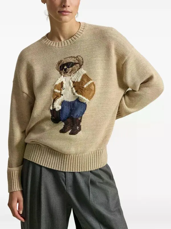 Polo Ralph Lauren Polo Bear Intarsia-knit Sweater