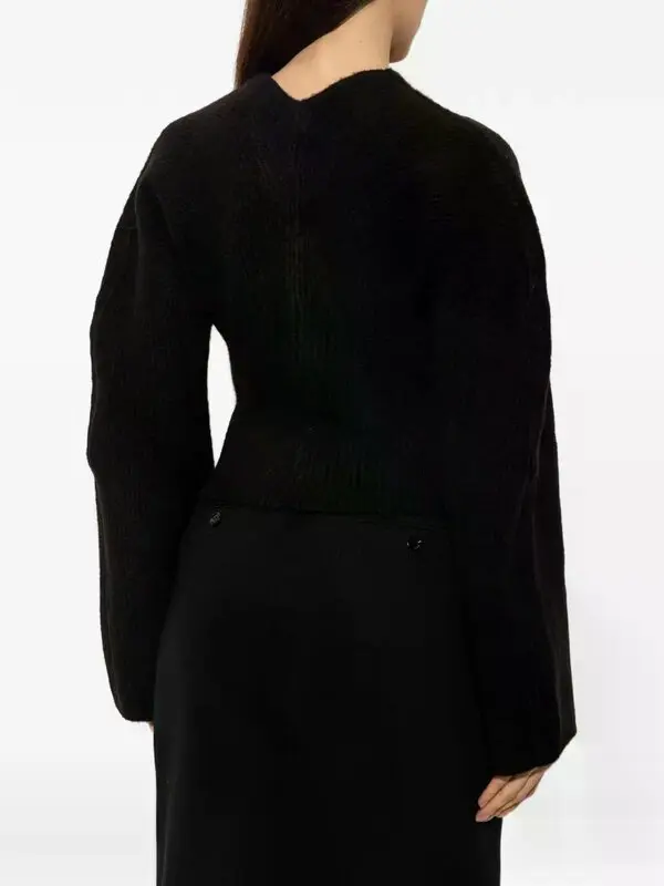 Cult Gaia Alissa Ribbed-knit Cardigan
