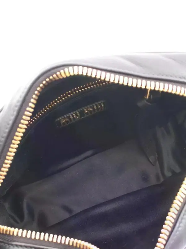 Miu Miu Padded Logo-embossed Mini Shoulder Bag