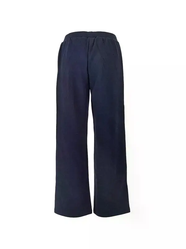 Emporio Armani Logo-embroidered Jersey Track Pants - Blue