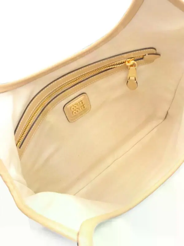 Miu Miu Ivy Logo-plaque Tote Bag