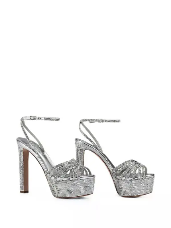 LE SILLA Embrace Crystal-embellished Platform Sandals