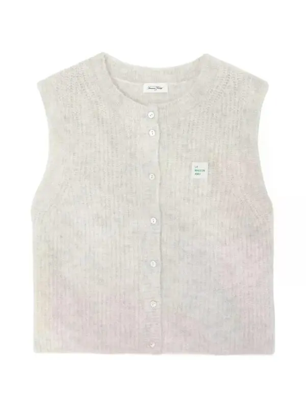 American Vintage East Ribbed Cardigan - Neutrals