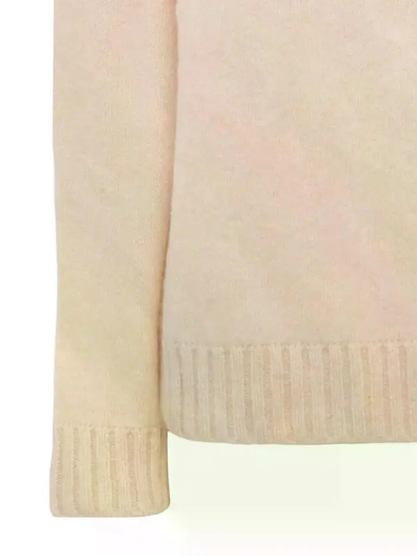 LANEUS Crew-neck Drop-shoulder Sweater