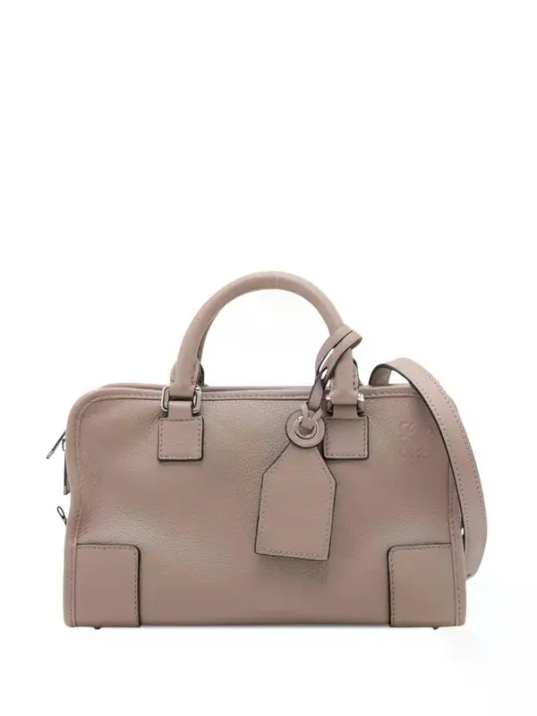 Loewe 2010-2026 Leather Amazona 23 Satchel - Neutrals
