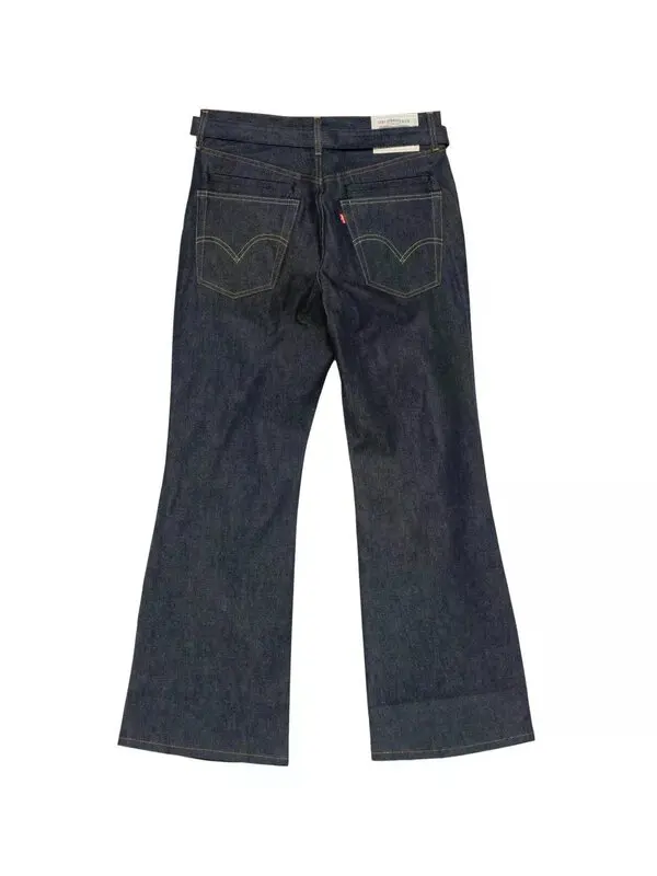 Sacai X Levi's Belted Flared Jeans - Blue