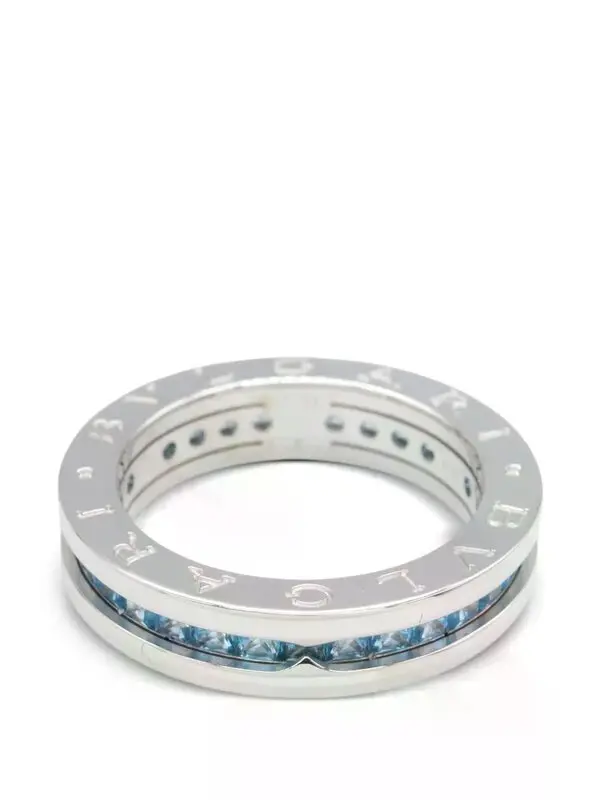 BVLGARI 2010s B-zero1 Blue Topaz Ring