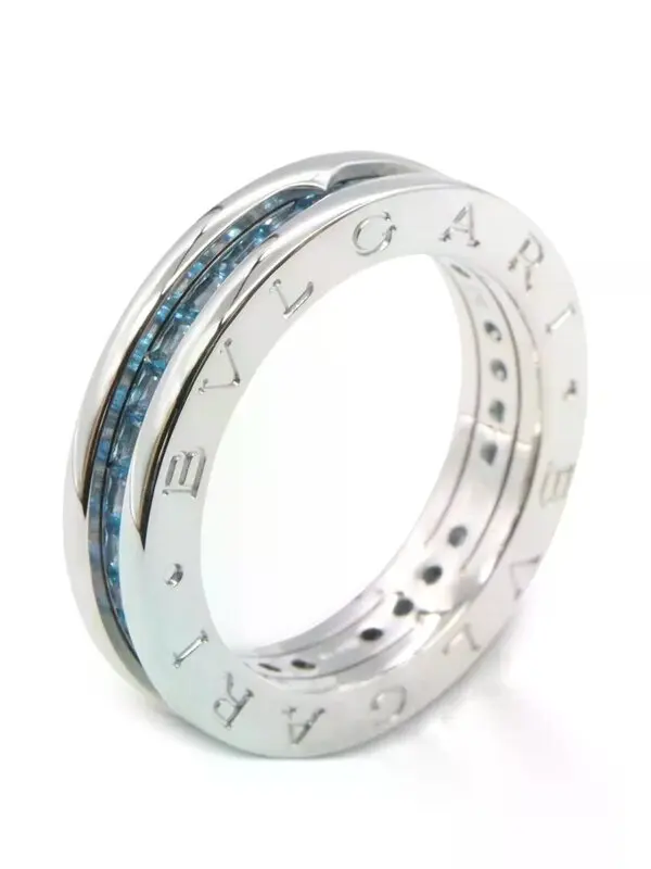 BVLGARI 2010s B-zero1 Blue Topaz Ring