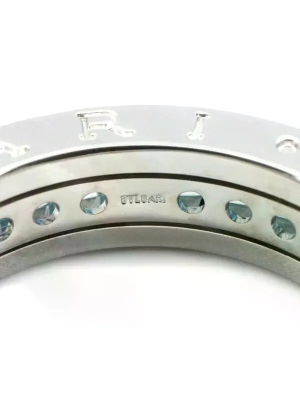 BVLGARI 2010s B-zero1 Blue Topaz Ring
