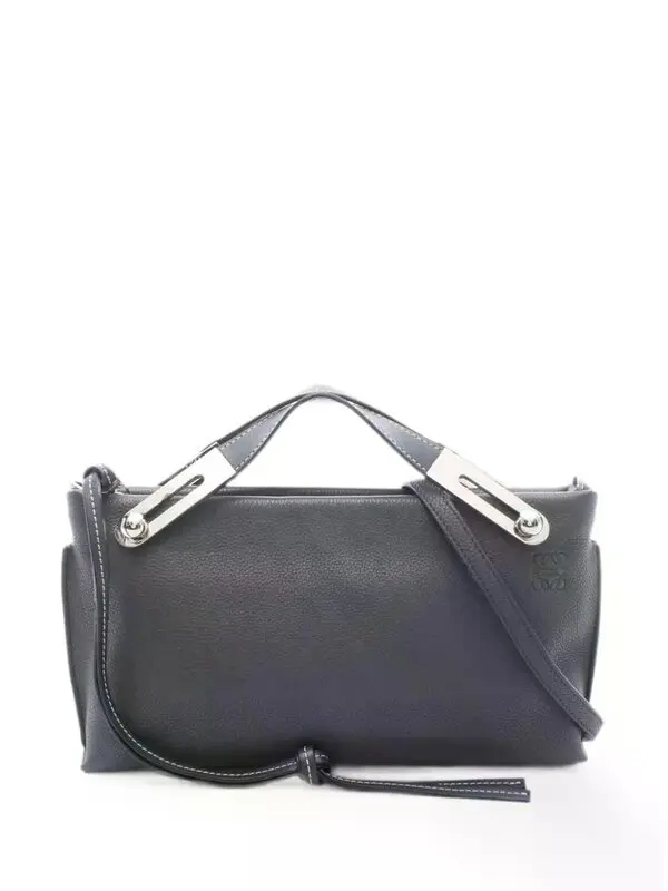 Loewe 2000s Missy Calf Leather Handbag - Grey