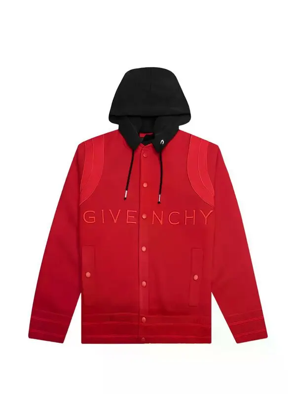 Givenchy Embroidered Varsity Jacket - Red