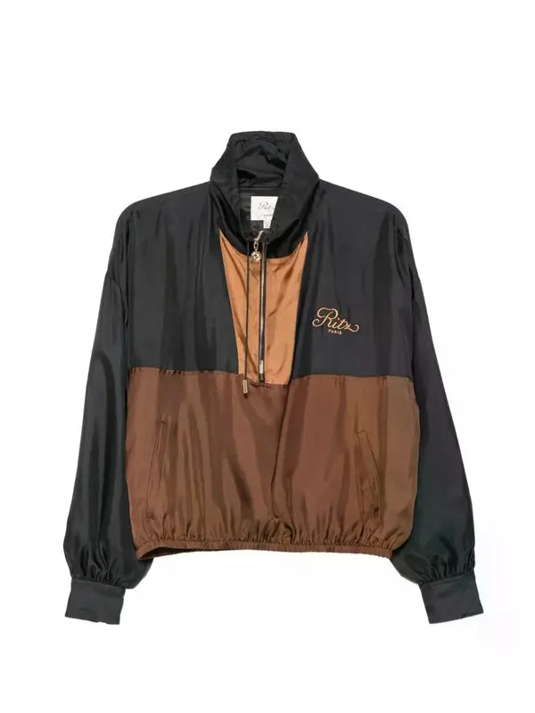FRAME Ritz Paris Colour-block Jacket - Blue