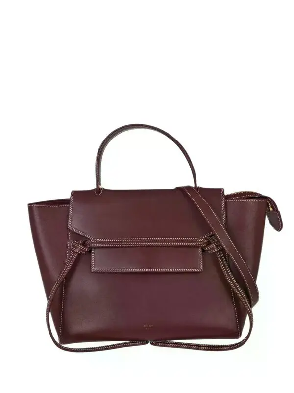 Celine Mini Belt Two-way Handbag - Red