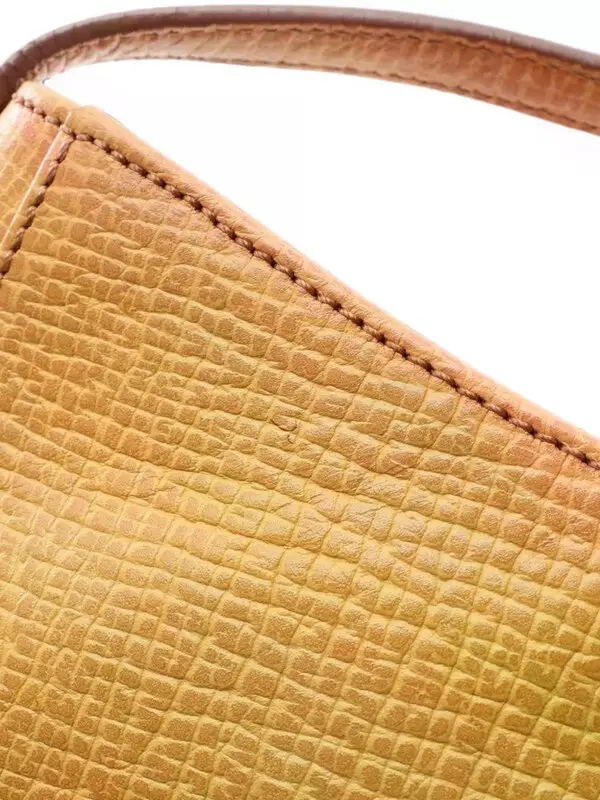 Loewe 2010s Mini Leather Logo-embossed Shoulder Bag - Neutrals
