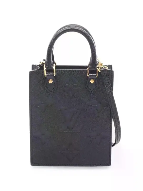 LOUIS VUITTON Petit Sac Plat Monogram Empreinte Tote Bag