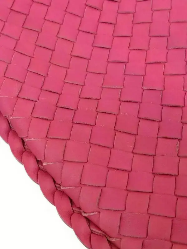 Bottega Veneta Intrecciato Leather Tote Bag - Pink