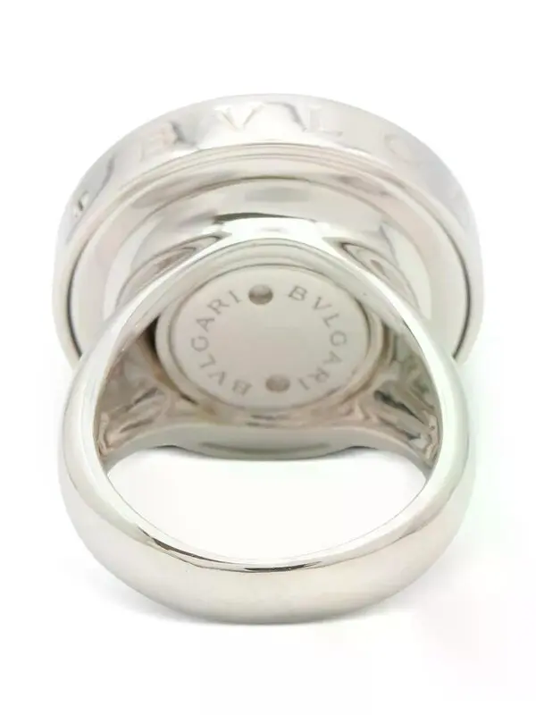 BVLGARI 2010s Allegra Diamond And Onyx Ring