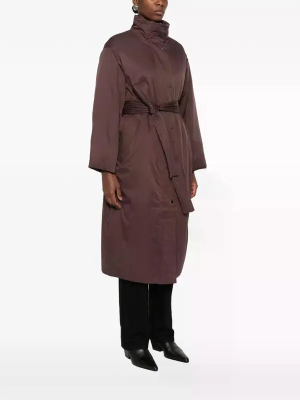 JOSEPH Belted High-neck Coat