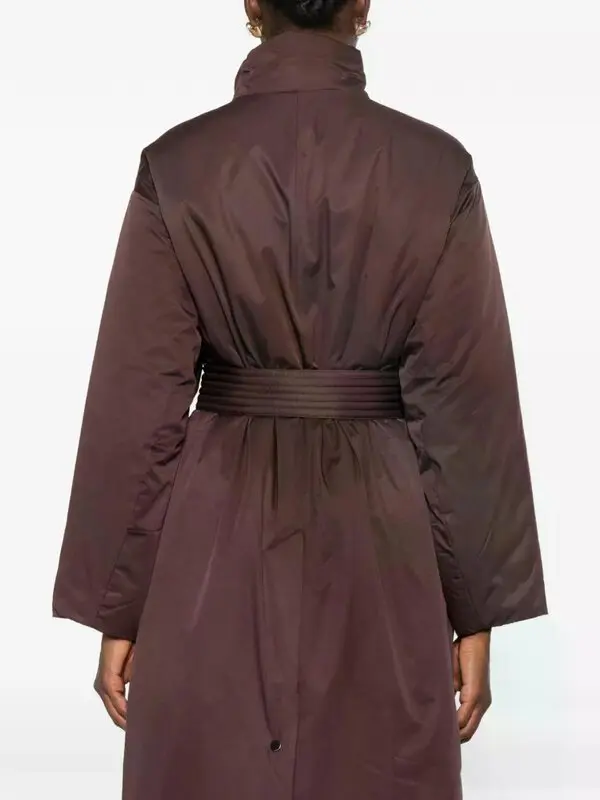 JOSEPH Belted High-neck Coat