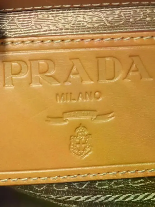 Prada Logo Jacquard Shoulder Bag