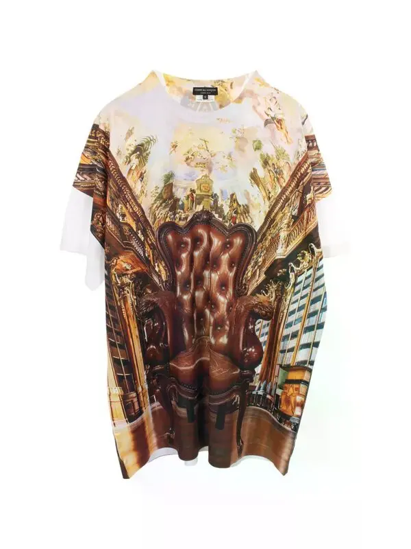 Comme Des Garçons 2010s Graphic-print T-shirt - Brown