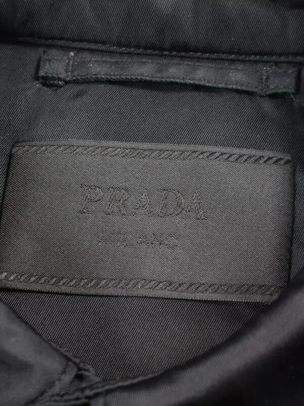 Prada 2000s Re-nylon Button-down Shirt Jacket