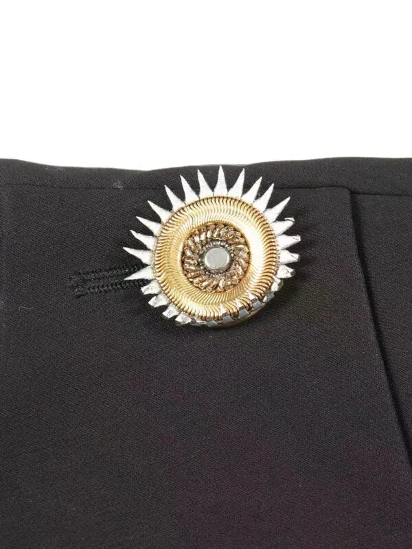 LOUIS VUITTON Button-detail Short-sleeve Dress